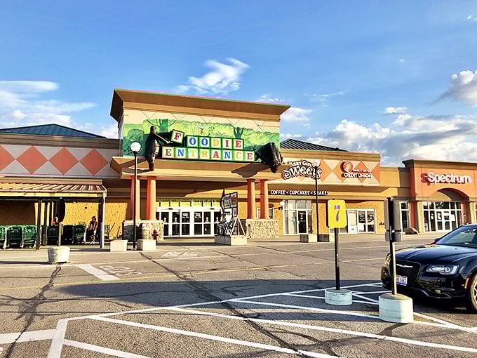 Step inside and prepare for sensory overload. Jungle Jim's aisles are a globetrotter's dream, with more flags than the United Nations.