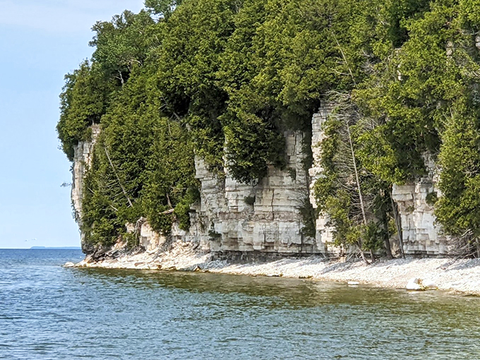 Forget sandy toes! This rocky paradise is like skipping stones in a postcard.