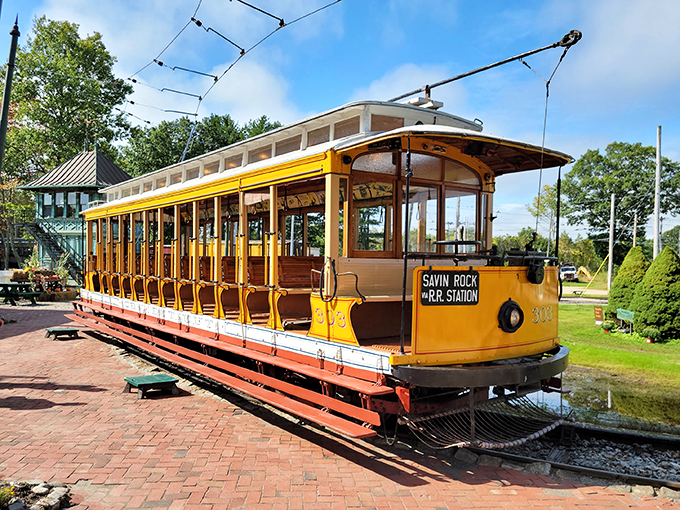 Forget Uber, this is how you travel in style. Seashore Trolley Museum's charming trolley takes you back to simpler, clickety-clack times.
