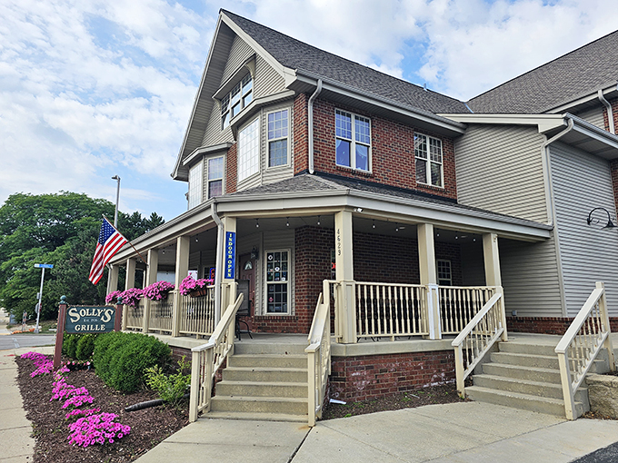 Charming brick exterior, homey vibes, and burgers that could make a vegetarian weep. Solly's is comfort food personified.