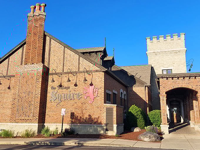 Where rustic charm meets modern appetite. The Village Squire's facade is like a time machine, but their BBQ ribs are timeless.