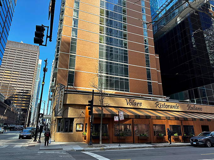 Tucked away like a secret ingredient, Volare's unassuming exterior hides a world of flavor waiting to be discovered.