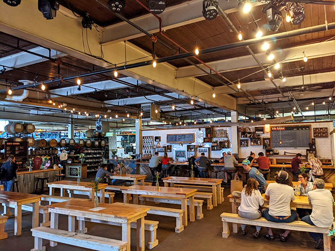 Step inside and you'll find yourself in a foodie's playground. The communal tables aren't just for eating &ndash; they're for making new friends and swapping "best bite" stories.