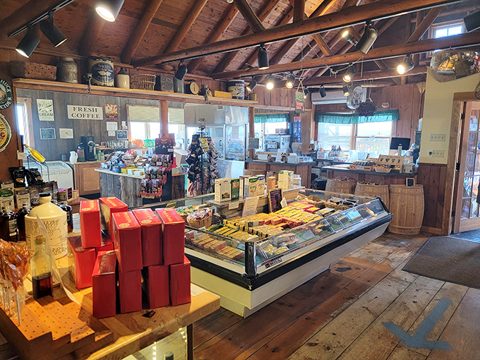 Step inside and prepare for sensory overload. This isn't just a store; it's a treasure trove of Vermont goodness.