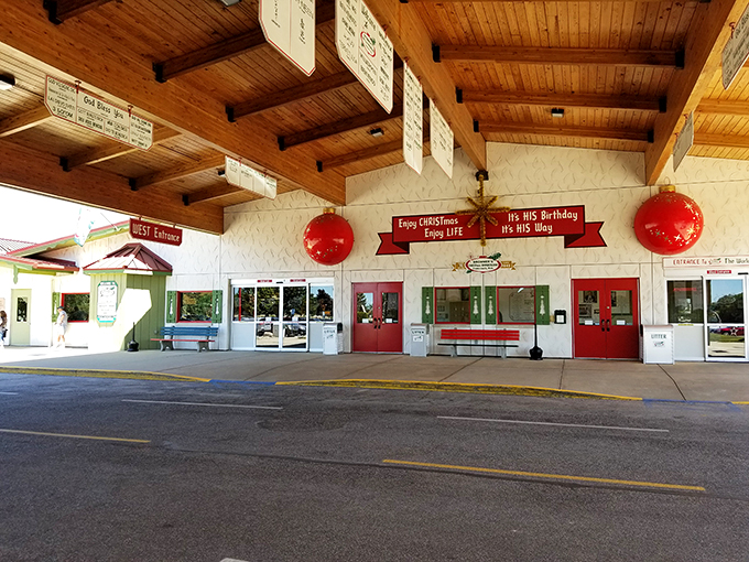 "Enjoy CHRISTmas, Enjoy LIFE" – words to live by, or Bronner's secret plan to keep us in a perpetual state of holiday cheer?