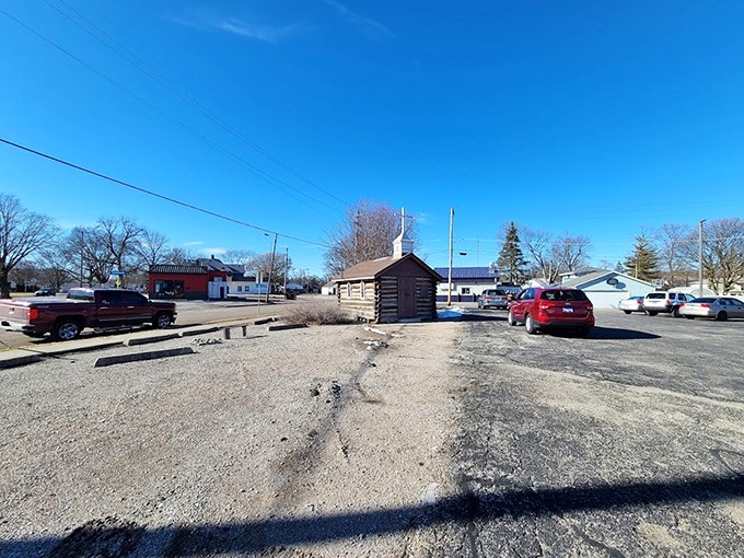 "Where pioneers park their iron horses." This unassuming lot might not look like much, but it's the gateway to a slice of Americana that's larger than life.