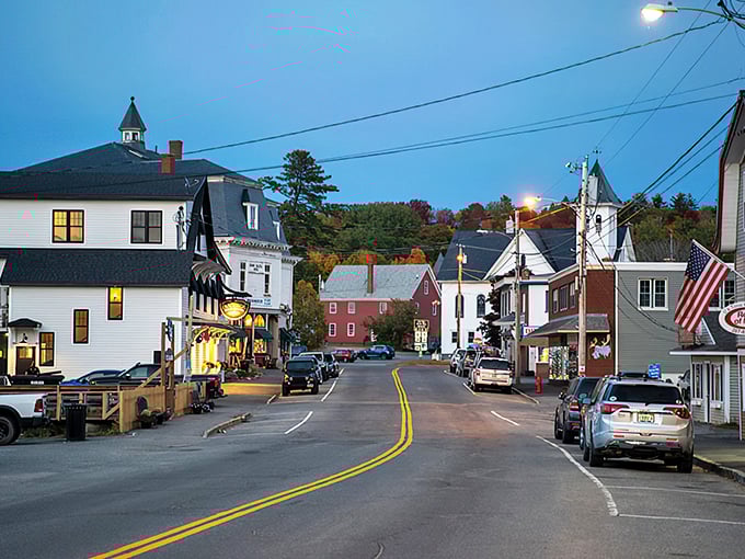 Main Street or time machine? Greenville's quaint downtown looks like it jumped straight out of a Norman Rockwell painting, complete with classic cars and twinkling streetlights.