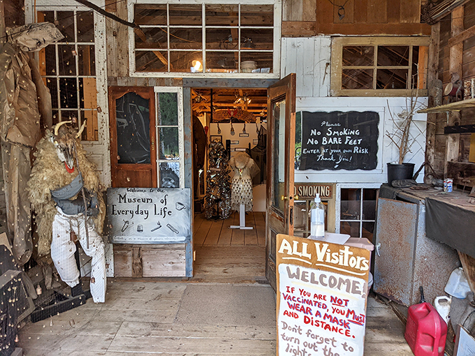 Step right up, folks! This ain't your grandma's museum - unless she's into barefoot adventures and quirky collections.