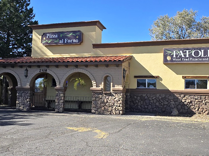 Arches of anticipation: Fat Olives beckons with a Mediterranean flair, making you wonder if you've stumbled into an Italian village.