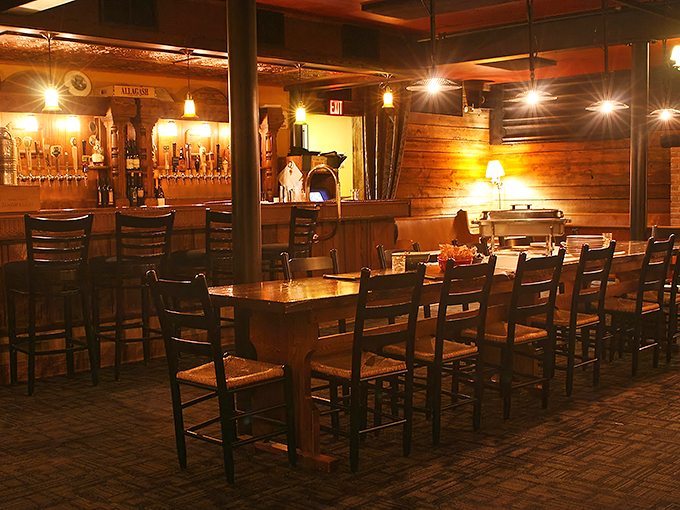 Warm wood, soft lighting, and comfortable seating create the perfect backdrop for what's about to become your new favorite dining spot.