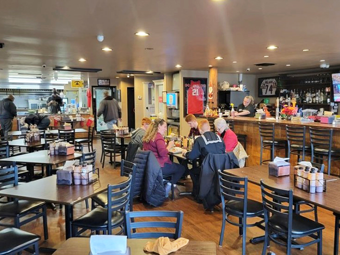 Where BBQ dreams come true&mdash;cozy tables, warm lighting, and the kind of atmosphere that makes you want to loosen your belt.