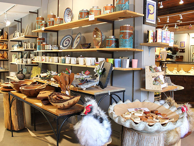 Feast your eyes on this wonderland of handcrafted delights! It's like Etsy came to life and decided to throw a party in Vermont.