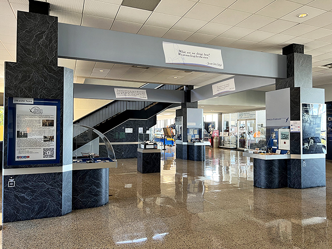 Step into a world where the ceiling isn't the limit! This hidden gem celebrates the high-flying achievements of women in aviation. Talk about an uplifting experience!