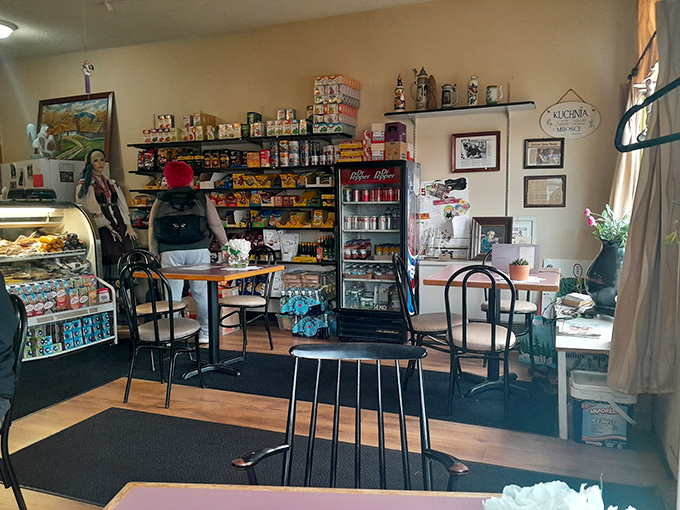 Step inside and enter a world where comfort food reigns supreme. It's like your Polish grandmother's kitchen, if she also ran a top-notch deli.