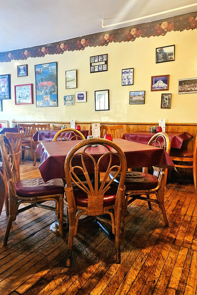 Step into a time capsule of comfort! Papa Frank's dining room is where memories are made and carbs are lovingly consumed.