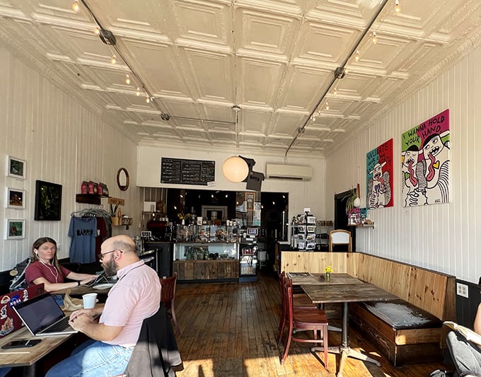 Step inside and let the aroma of freshly baked goods wrap you in a warm, floury hug.