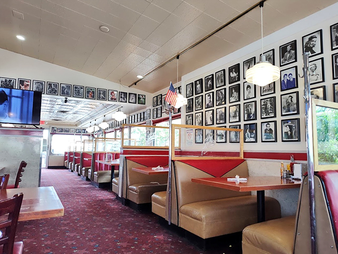 Step into a time warp where every booth tells a story. The Galaxy's interior is a visual feast that'll have you humming 