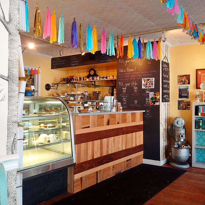 Step inside and prepare for sensory overload. This bakery's interior is a kaleidoscope of colors and aromas that'll make your taste buds dance.