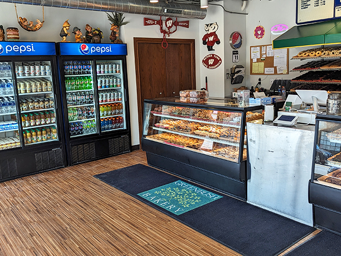 Step into sugar paradise! This no-frills interior houses a treasure trove of treats that would make Willy Wonka jealous.