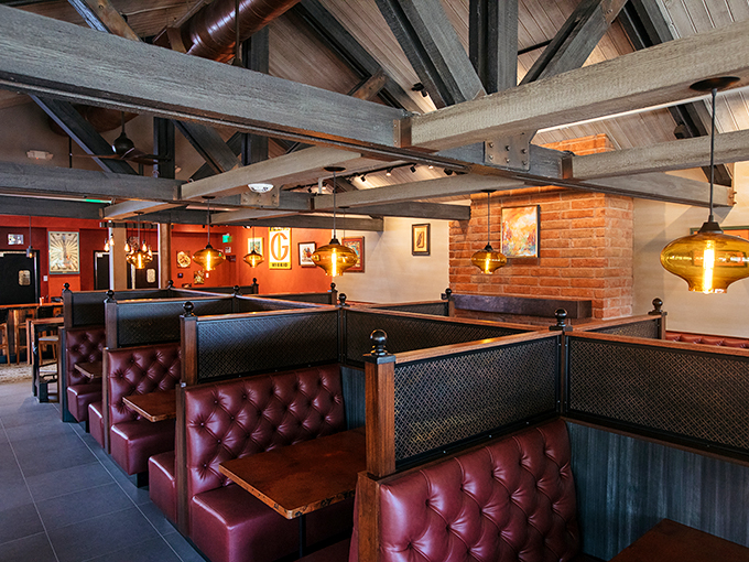 Step into a Southwestern dream. Elote Cafe's interior is where rustic meets chic, with leather booths perfect for sinking into after a day of adventure.