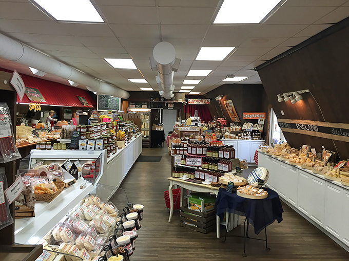 Step inside and prepare for sensory overload! Shelves upon shelves of gourmet goodies stretch as far as the eye can see. It's like Willy Wonka went into the specialty food business.