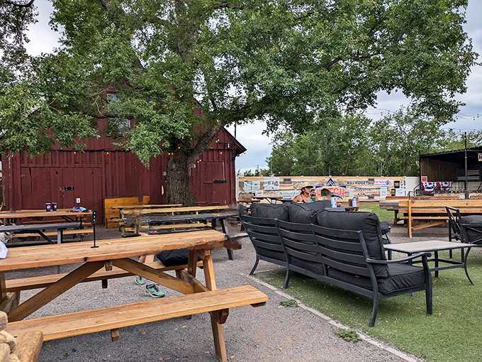 Imagine kicking back here after a long day, cold drink in hand, surrounded by the aroma of sizzling steaks. Pure bliss!