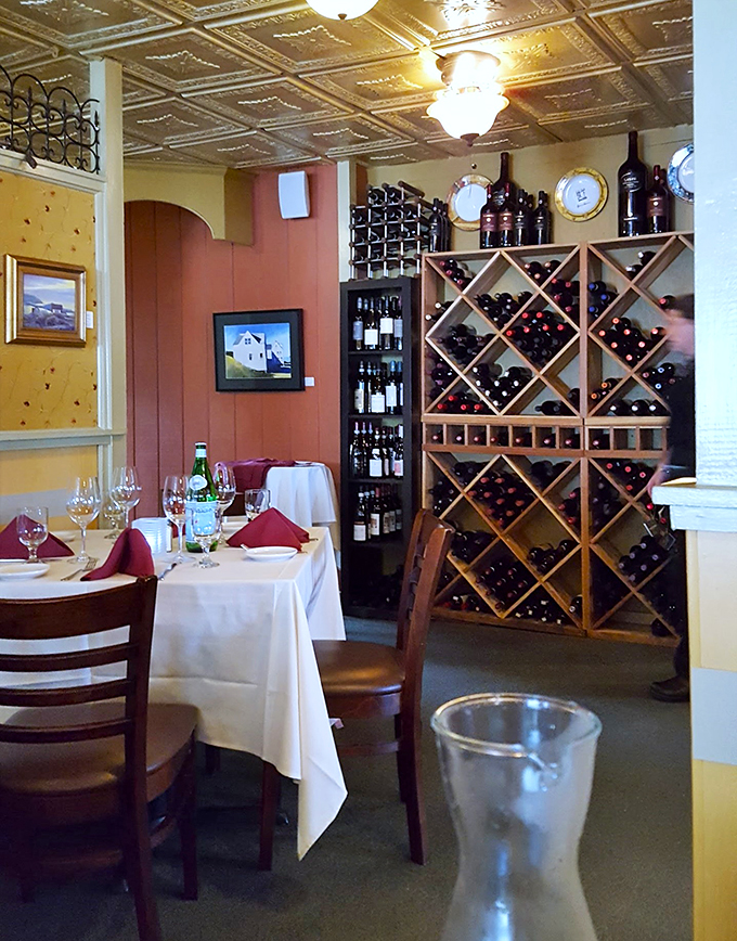 Step inside and let the warm ambiance transport you. It's like your Italian grandmother's living room, if she had impeccable taste and a wine cellar.