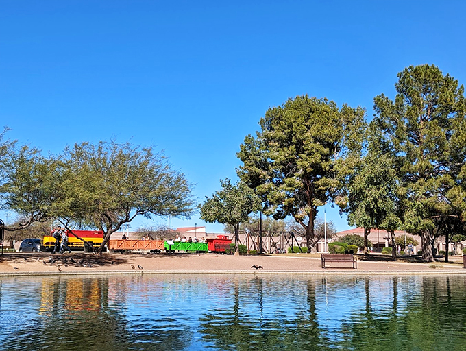 A postcard-perfect scene that screams "Arizona oasis." It's like Mother Nature and Walt Disney teamed up to create the ideal family park. Photo credit: DeEdra Manning