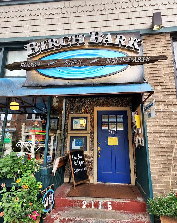 Step through this blue door and into a world where every book is an adventure waiting to unfold.