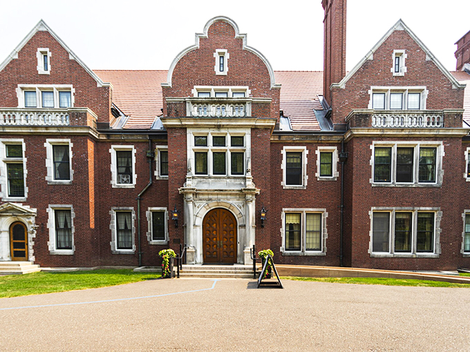 Knock knock! Who's there? Just a century of history waiting to spill its secrets behind this ornate entrance.
