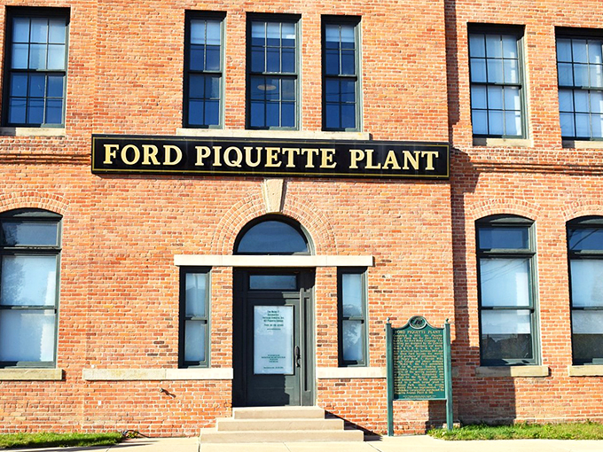 Step through these doors and travel back in time. It's like entering a portal to the dawn of the automobile age, minus the time machine.