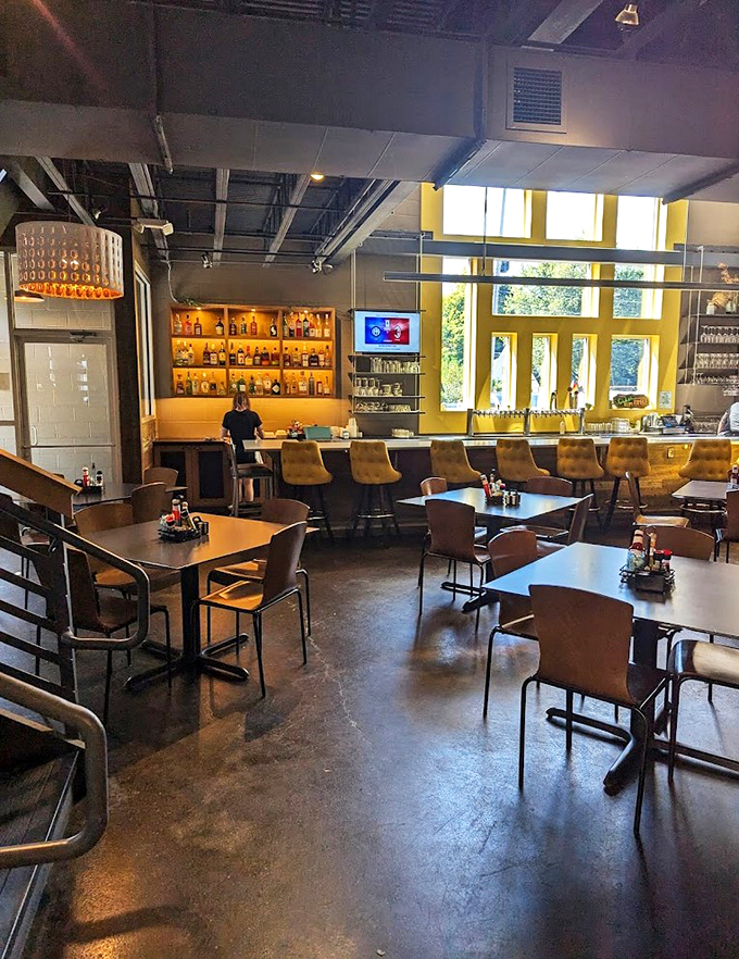 Step into a space where retro meets chic. Lucy's interior is like a warm hug from your coolest friend's kitchen&mdash;comfortable, stylish, and ready for good times.