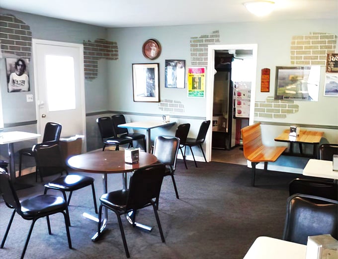 Step into a time capsule of comfort. This cozy dining room whispers tales of countless satisfying meals shared.