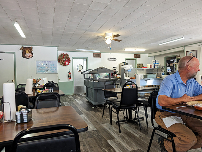 Step into a time machine disguised as a diner. Fannin's interior is where nostalgia meets comfort, and every table tells a story. Photo credit: Charlie Wilson