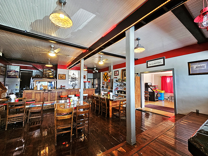 Step inside and let your inner child rejoice! This cozy dining room is where train enthusiasts and foodies unite for a truly unique experience.