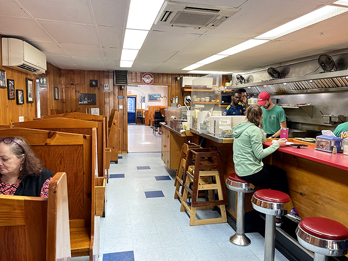 Step into a time machine disguised as a diner. Jordan's interior is where nostalgia meets hunger, and both leave satisfied.