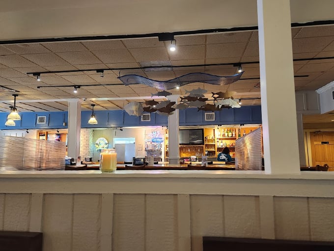 Step inside and let the nautical charm wash over you. It's like Poseidon's living room, but with better lighting. 