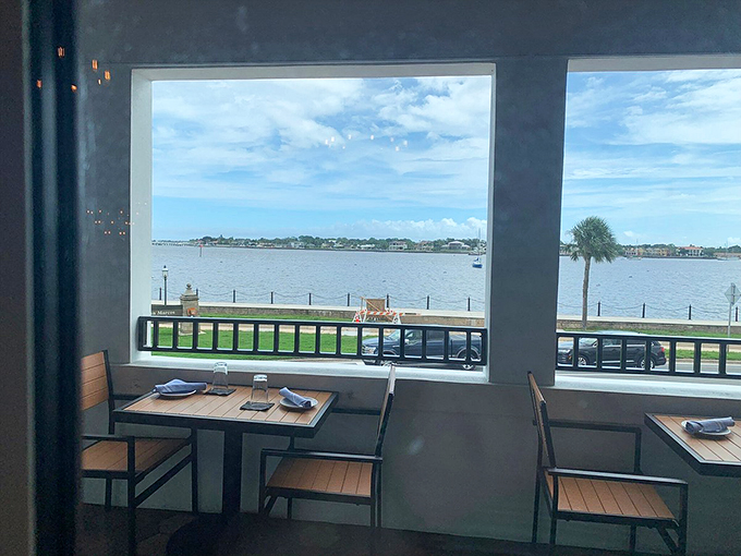 Forget Netflix and chill &ndash; it's all about River & Fort and thrill! This view could make even the grumpiest pelican crack a smile. Photo credit: Ann D