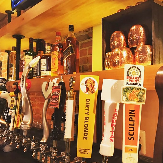 Decisions, decisions! With this many taps, choosing a brew is like picking your favorite child &ndash; impossible but delightful.