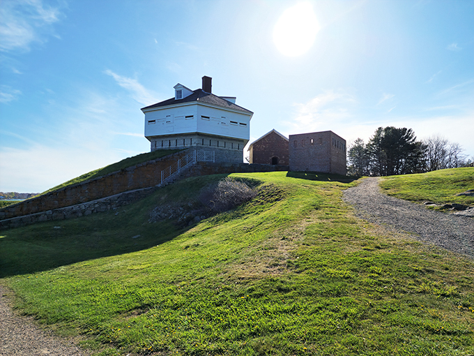 Fort McClary: Guarding Maine's coast since 1808. It's like a medieval castle, but with better views and fewer dragons.