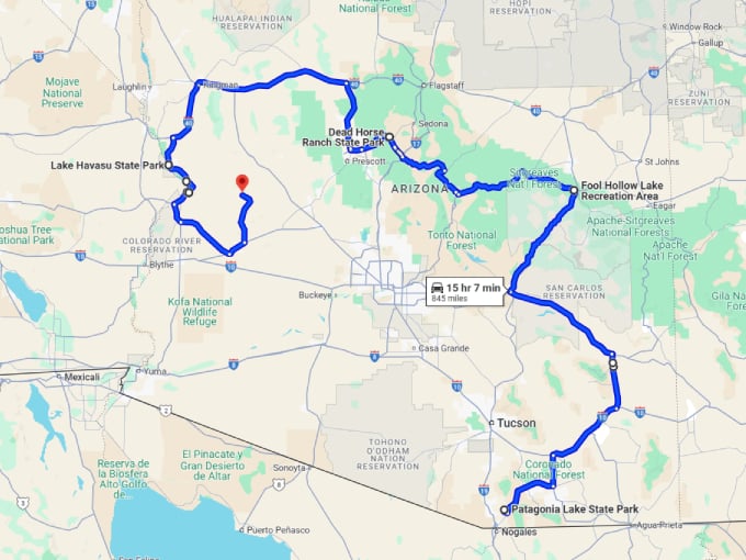 21 breathtaking beach trip arizona map