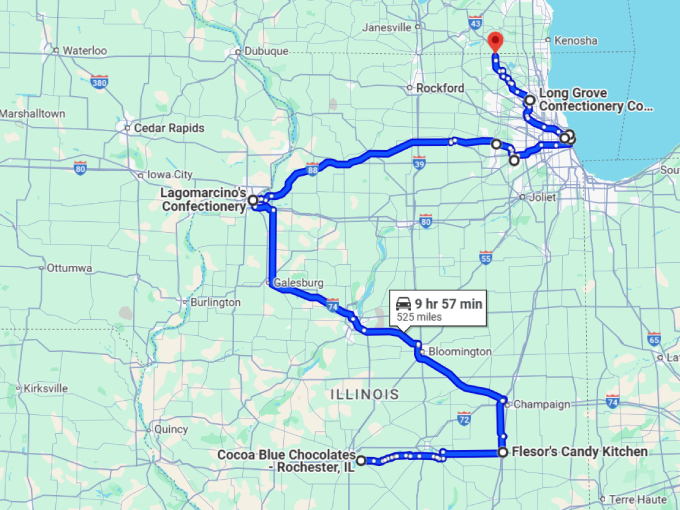 hidden-illinois-bakeries map