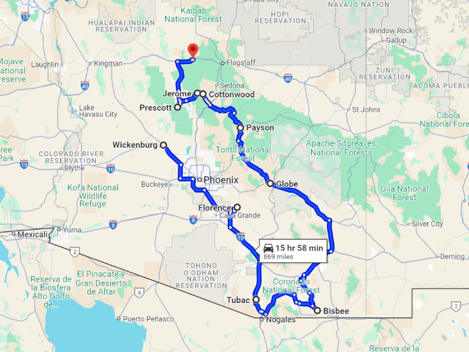 tiny-arizona-towns-antique map