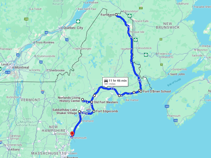 unforgettable historic attractions maine map