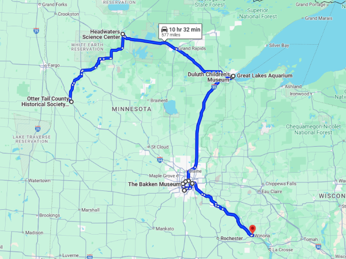 minnesota-most-exciting-museums map