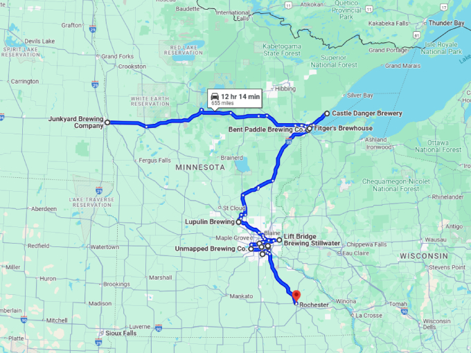 27 minnesota heavenly housemade beers map