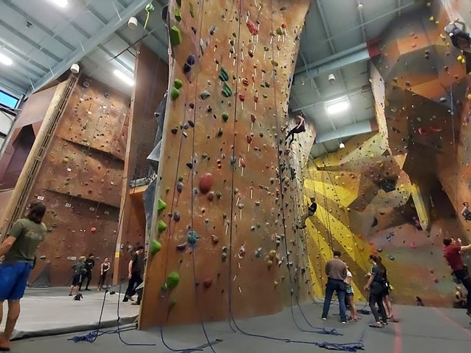 "Who needs stairs when you've got walls like these? It's like a real-life game of Chutes and Ladders for grown-ups." Photo credit: Benjapol Piyawanichpong