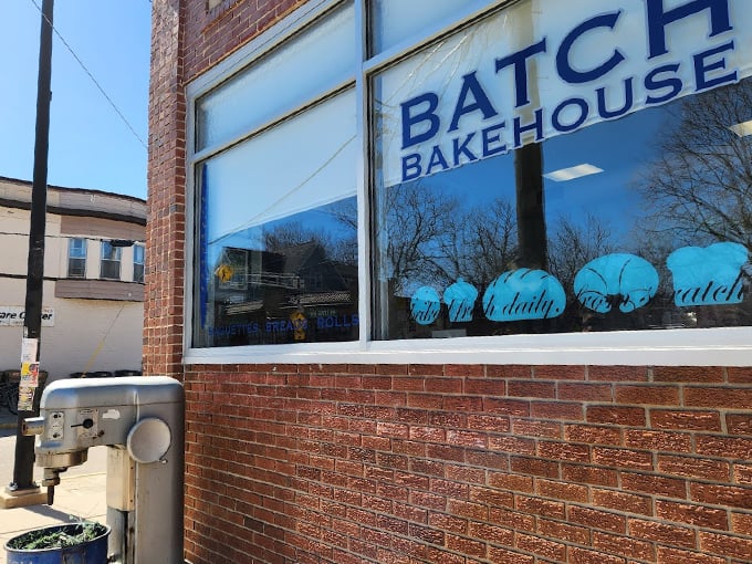 Baguettes so fresh, they're practically doing the can-can! This bakery's window display is a carb lover's dream come true. Photo credit: Jiho Kim