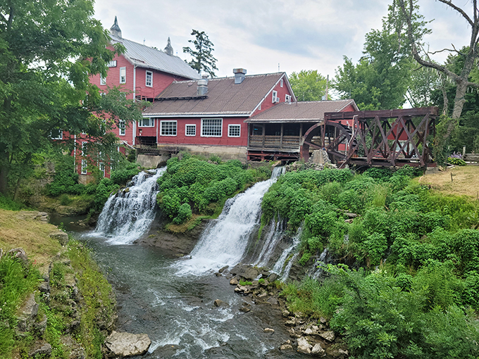 Mother Nature's waterfall spa: Clifton Gorge's cascades soothe the soul and invigorate the senses. Who needs a white noise machine?