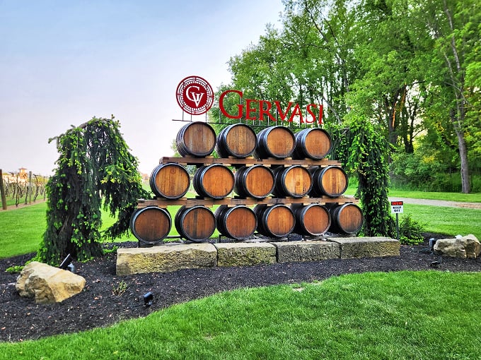 Tuscany called, it wants its view back! Gervasi's stunning landscape will have you saying "Ciao, Ohio" in no time.